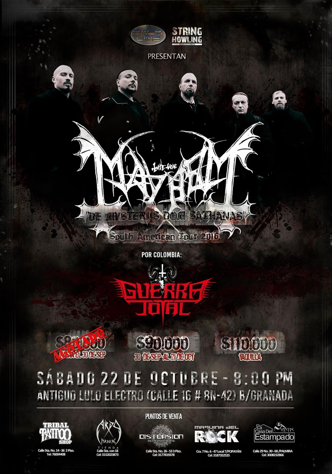 CAVERNET ROCK: THE TRUE MAYHEM EN CALI, COLOMBIA – Crónica