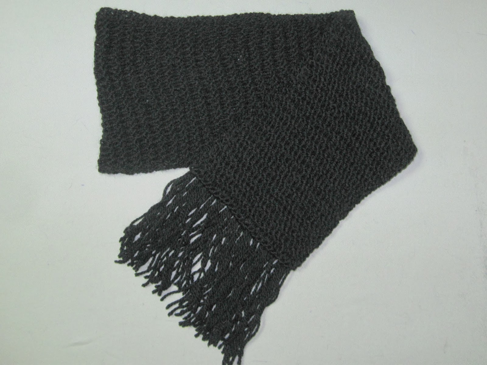 Luz Weber: Cachecol masculino preto