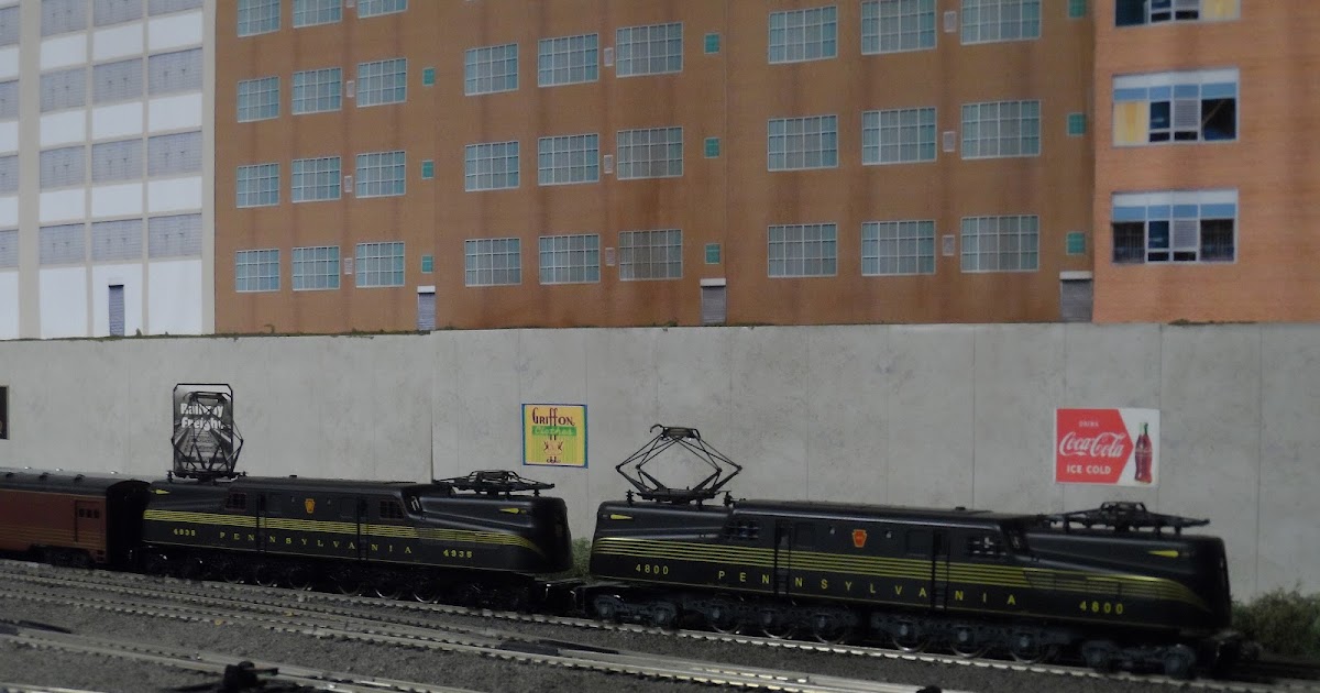 New York Central Train Layout: GG1 Upgraded and Electric Motors at ...