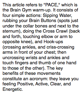 Whole-Brain Living and Learning: Priming the Brain with Movement: The ...