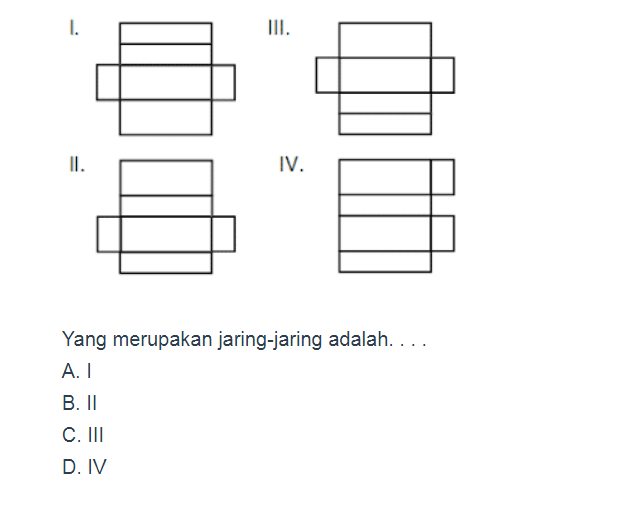 sharing: Contoh soal jaring jaring balok 01