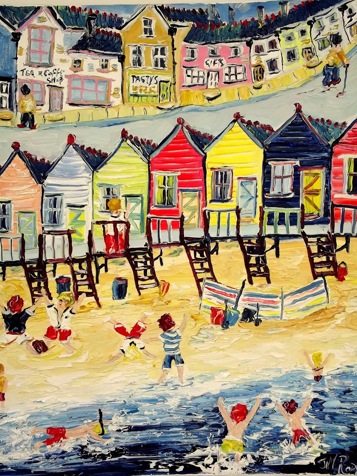 NAIVE CORNISH ART: JIM RODGERS NAIVE ART WORKER