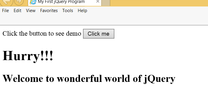How to use jQuery First time? HelloWorld Example | Java67