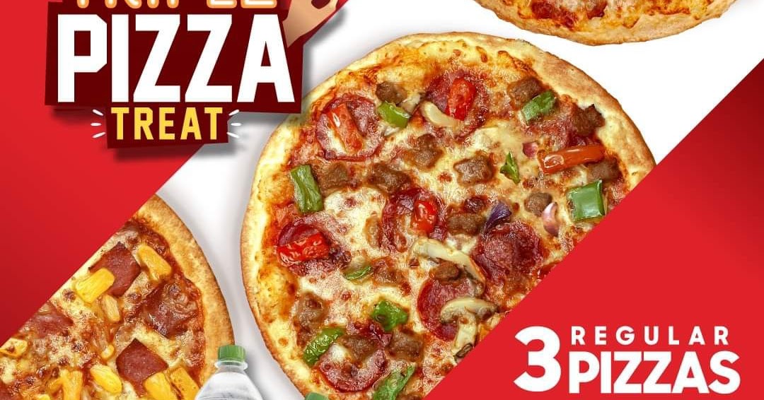 Enjoy three Pizza Hut fan-favorites with the Triple Pizza Treat ₱499 promo