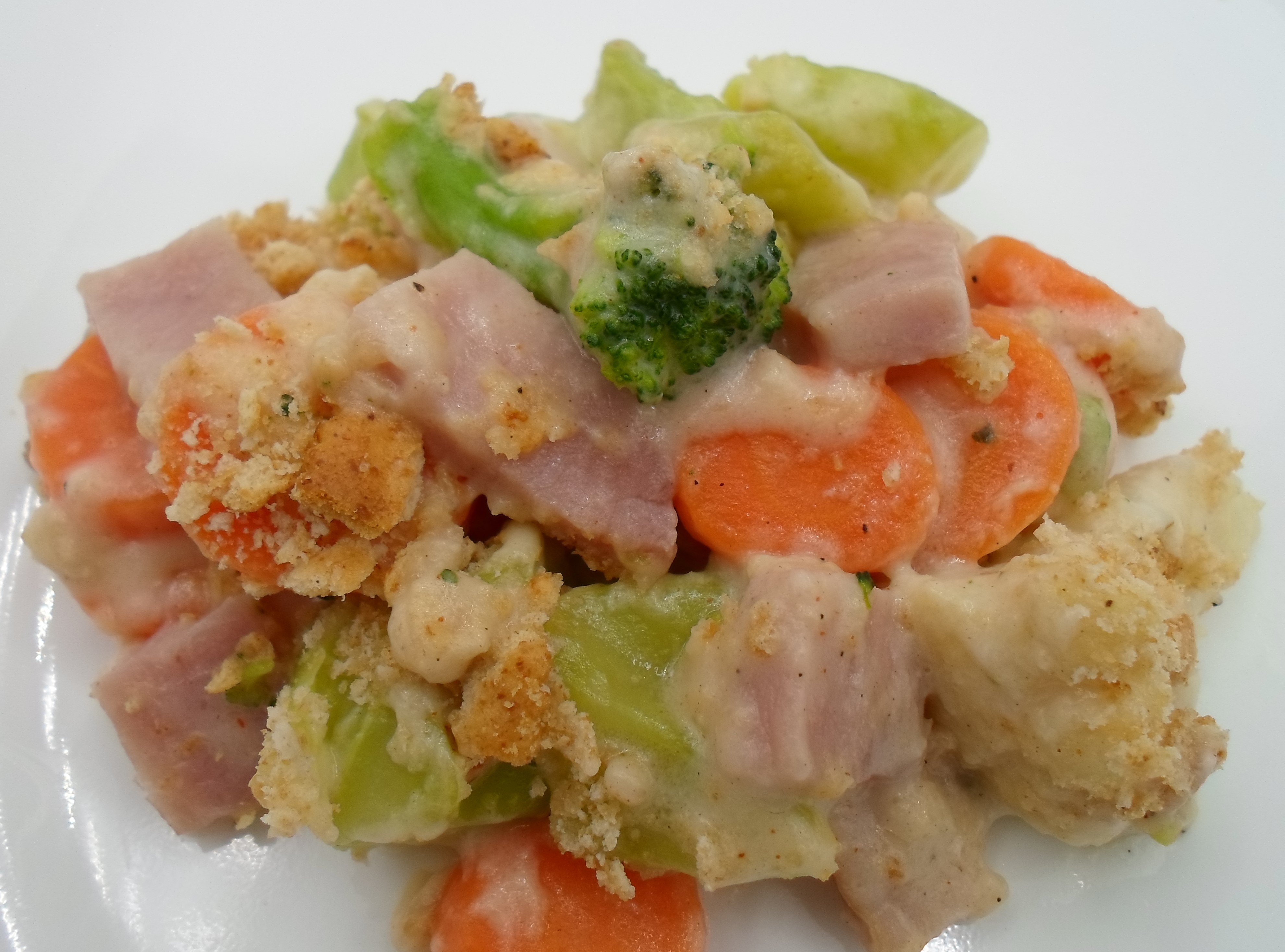 Happier Than A Pig In Mud: Ham, Frozen Vegetable and Cheese Casserole ...