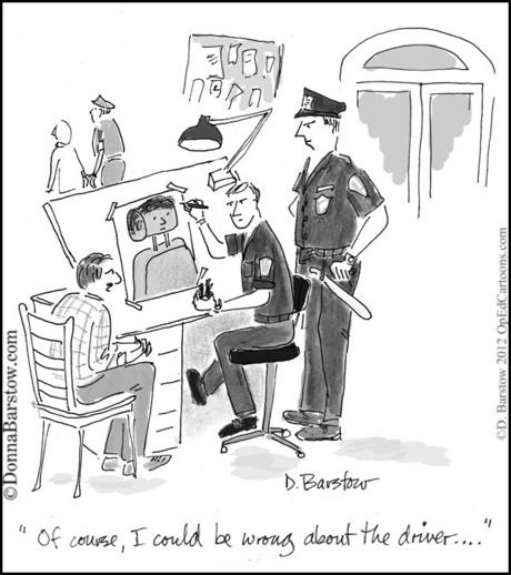 Mystery Fanfare: Cartoon of the Day: Police Artist