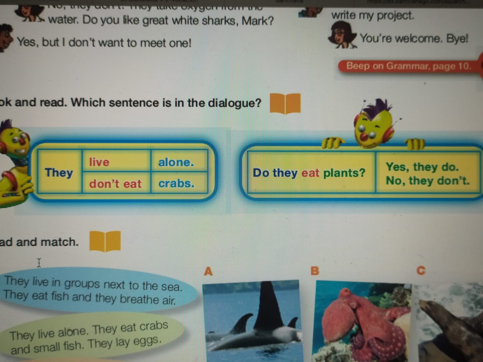 Vocabulario unidad 5 de inglés