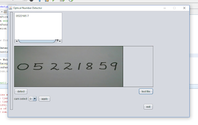 saliya ruchiranga: java opencv Number Recognition
