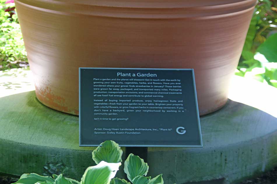 Public Art in Chicago: Loop [Plant a Garden - by Douglas Hoerr]
