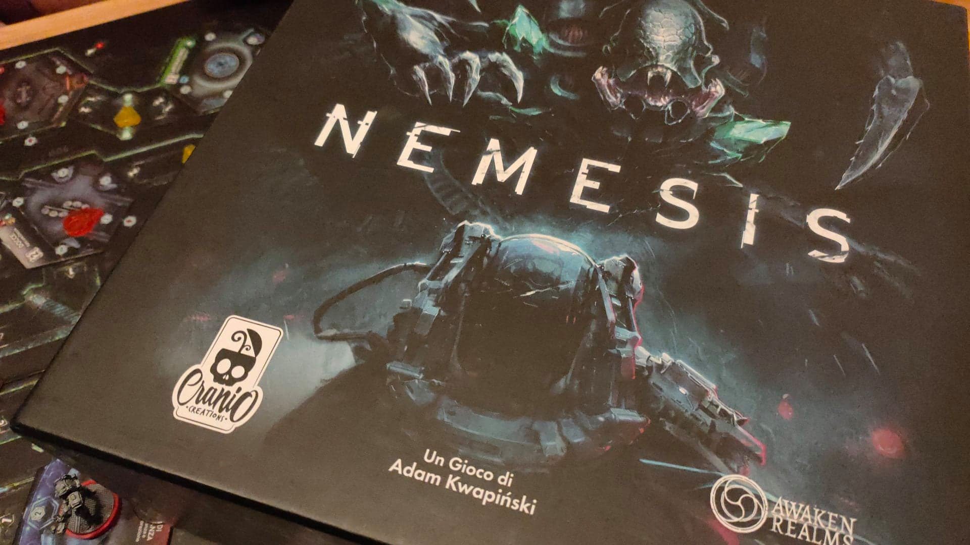 "Nemesis", il gioco da tavolo alieno pieno di sorprese