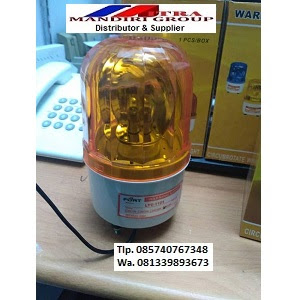 Jual Rotary Warning Light Kuning LTE-1101 220V - Mitra Dagangku