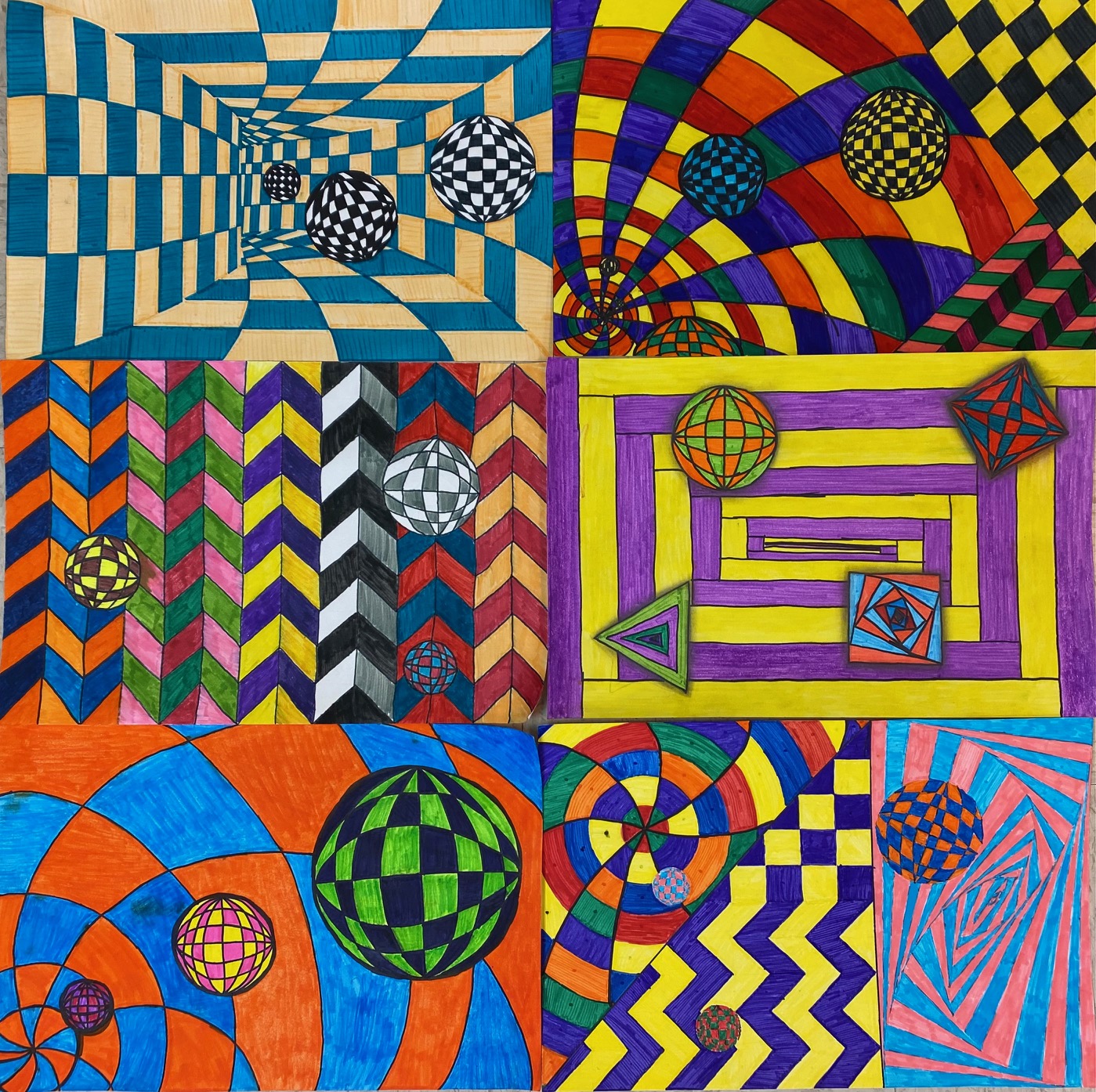 The Lost Sock : Op Art