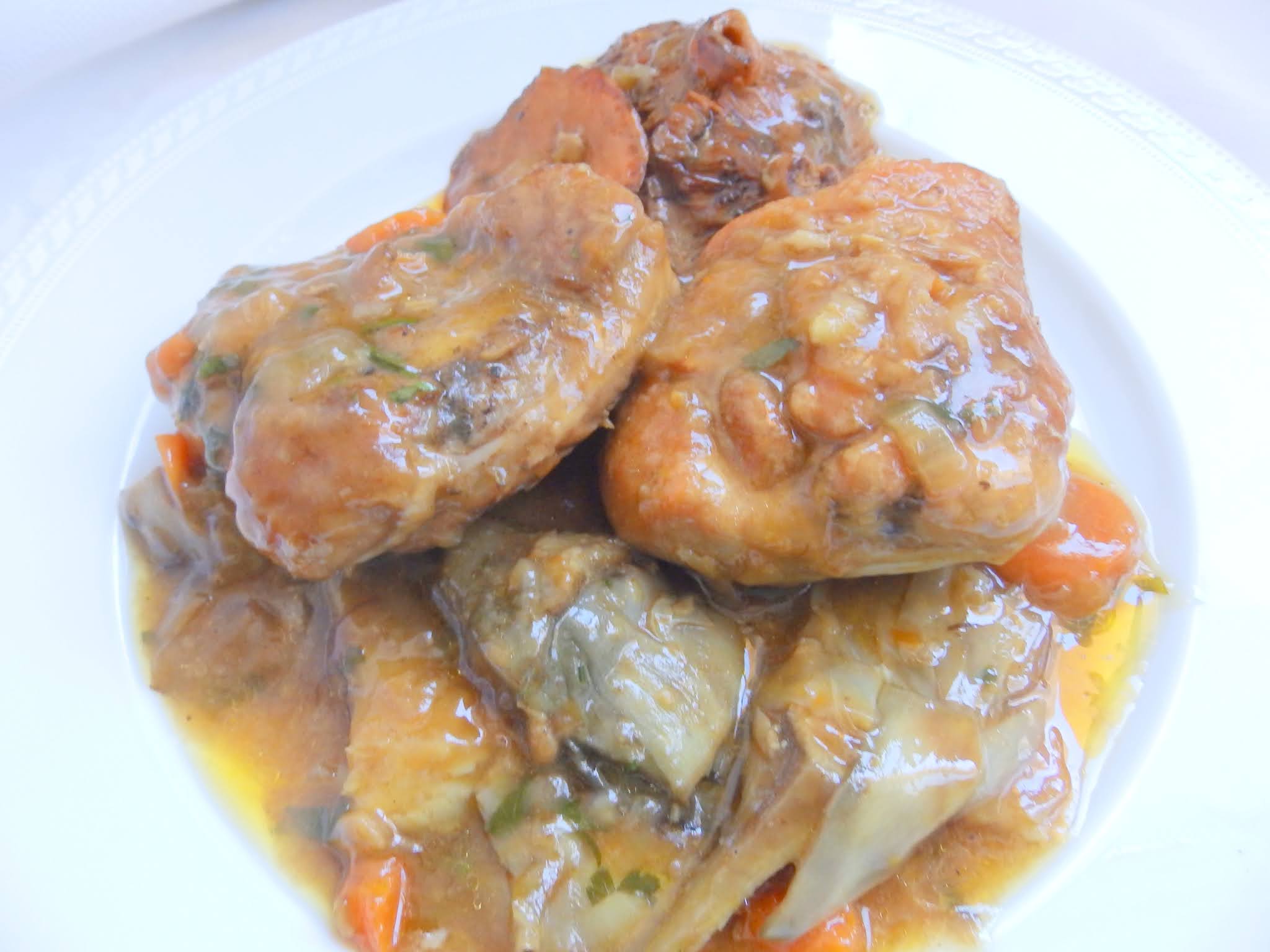 Osso buco de gall dindi