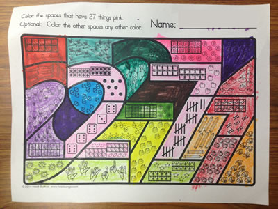 Hidden Numbers 1-30 Worksheets!