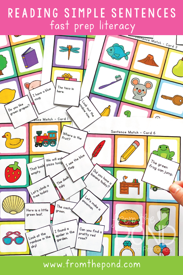 Reading Simple Sentences | From the Pond