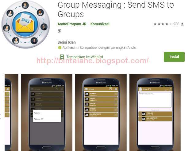 5 Aplikasi Android Untuk Mengirim Pesan SMS Secara Massal - Ninna Wiends
