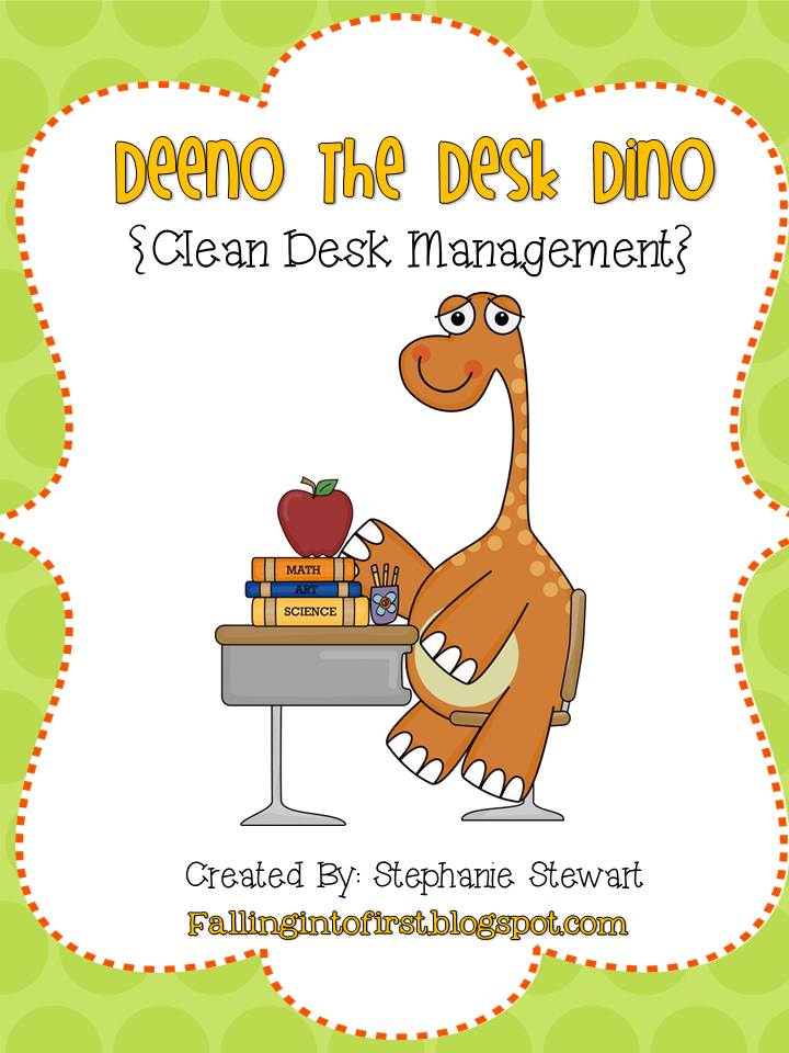 Deeno the {clean} Desk Dino | Falling into First