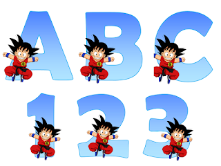 Kits imprimibles gratis : Tablas de multiplicar de Dragon Ball Z