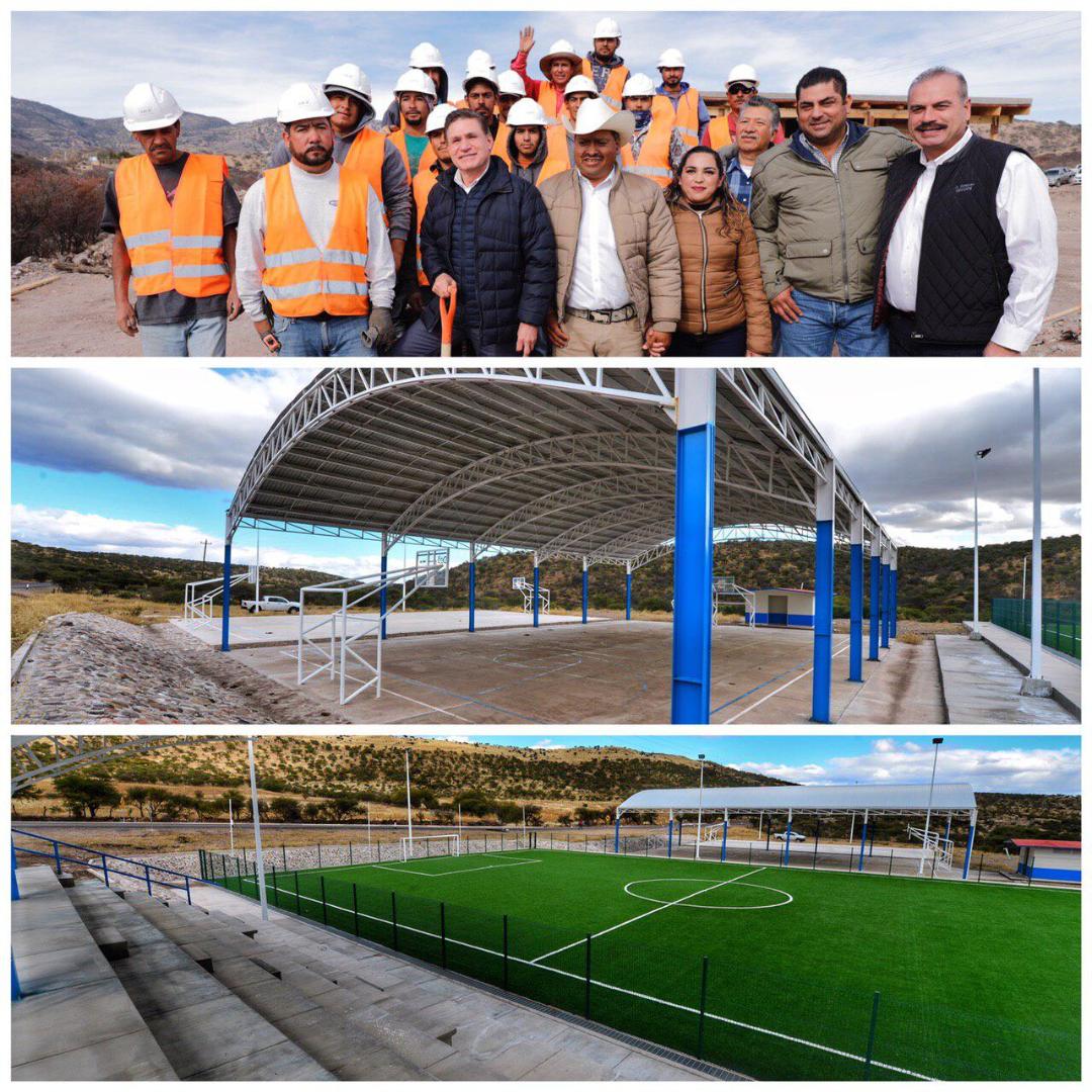 ENTREGA GOBERNADOR CAMINO, UNIDAD DEPORTIVA Y MÓDULOS FOTOVOLTAICOS ...