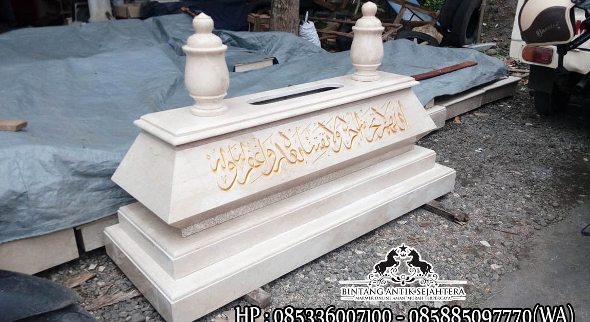Makam Keramik Marmer, Model Makam Bokoran Muslim, Jual Makam Marmer - Sentral Marmer Tulungagung