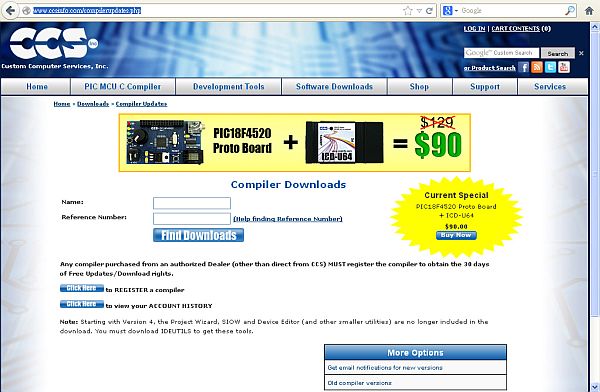 BugWorkShop - 甲蟲工作室: DIY - 智能小車：PIC16F877A 的 CCS C 語言編譯器安裝 (八)