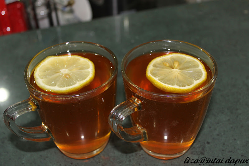 INTAI DAPUR: Honey Lemon Tea....