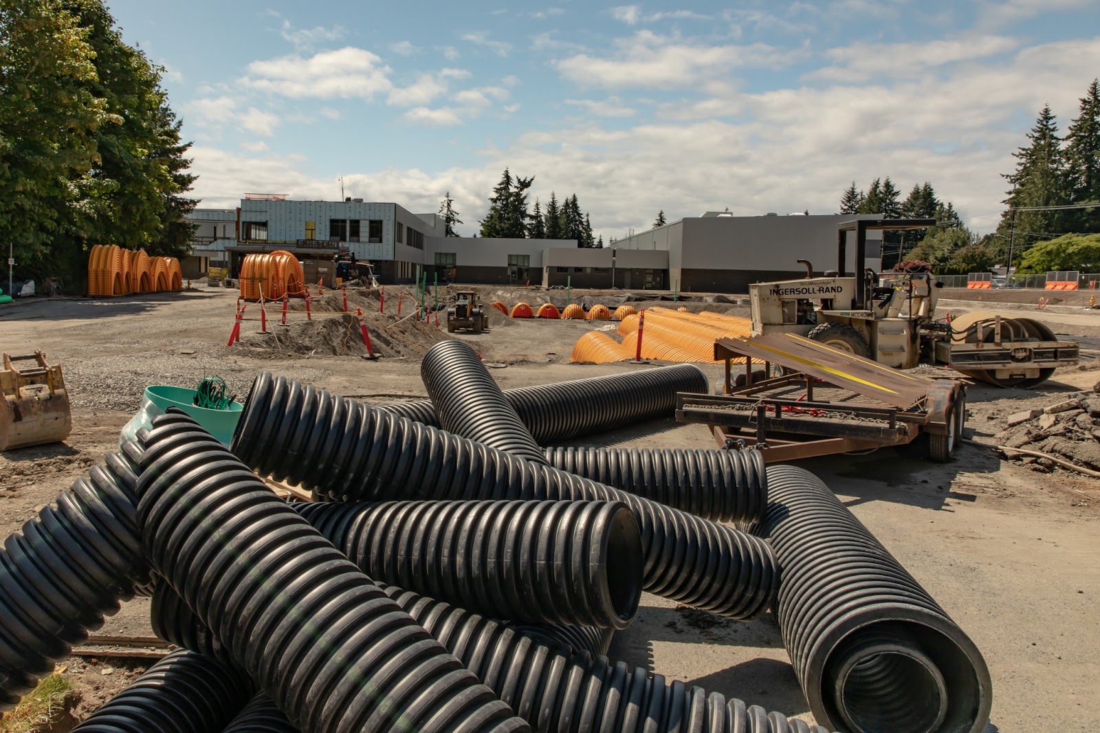Shoreline Area News: Stormwater runoff system being installed at new ...