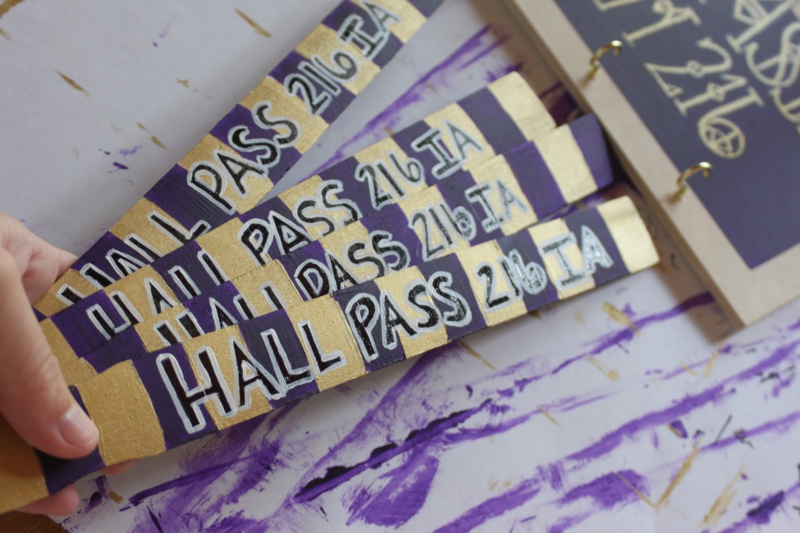 Mrs. Wolfe's Art Room: What's Going on in the Classroom: DIY Hall Passes