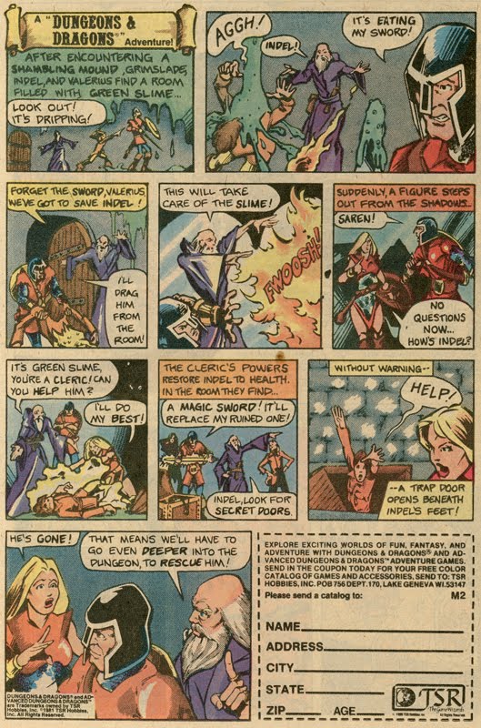 Kuronons: D&D comics history part 1 - Cartoon ads