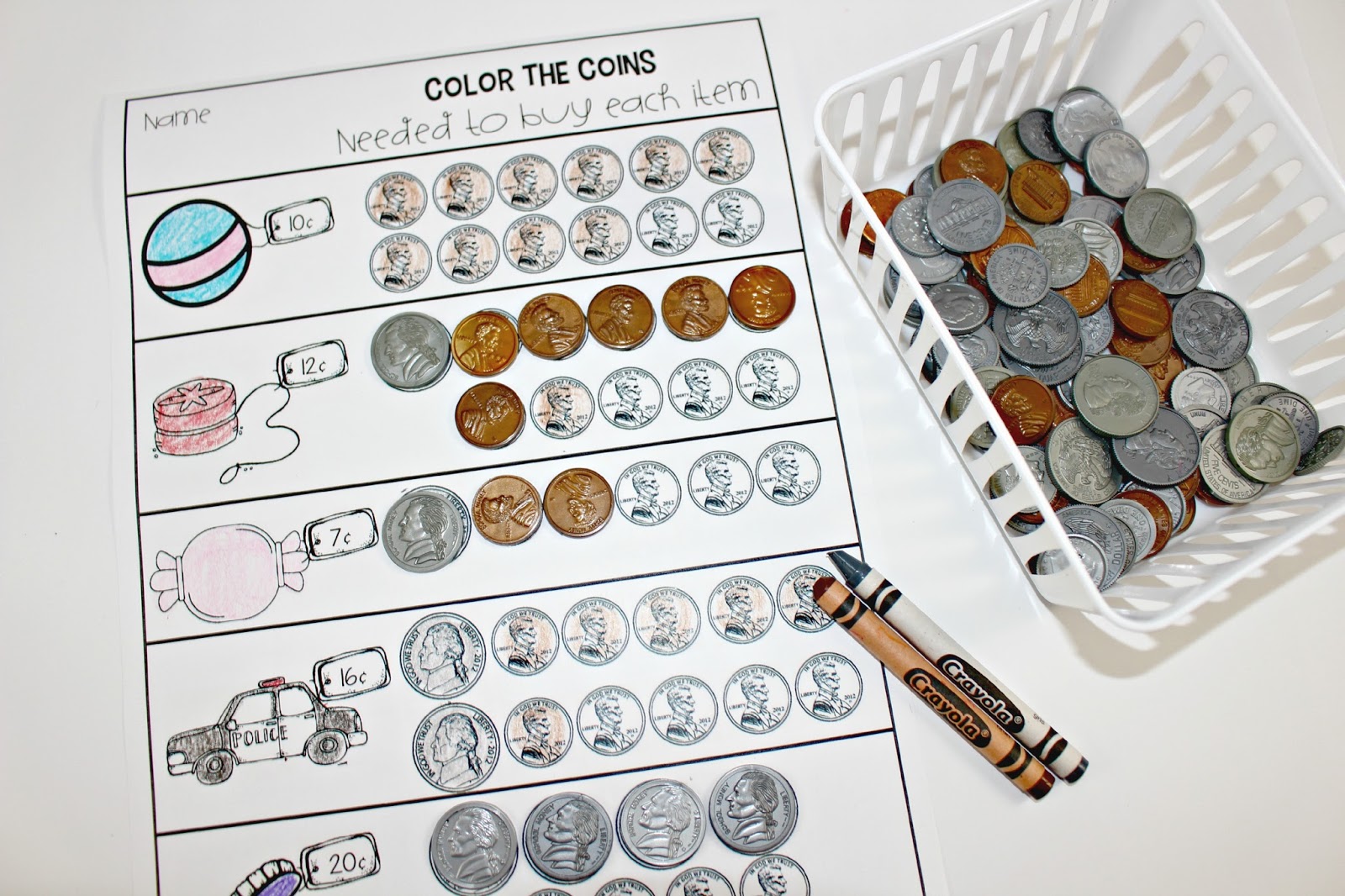 Teaching Coins, Data, and Graphing! - Tunstall's Teaching