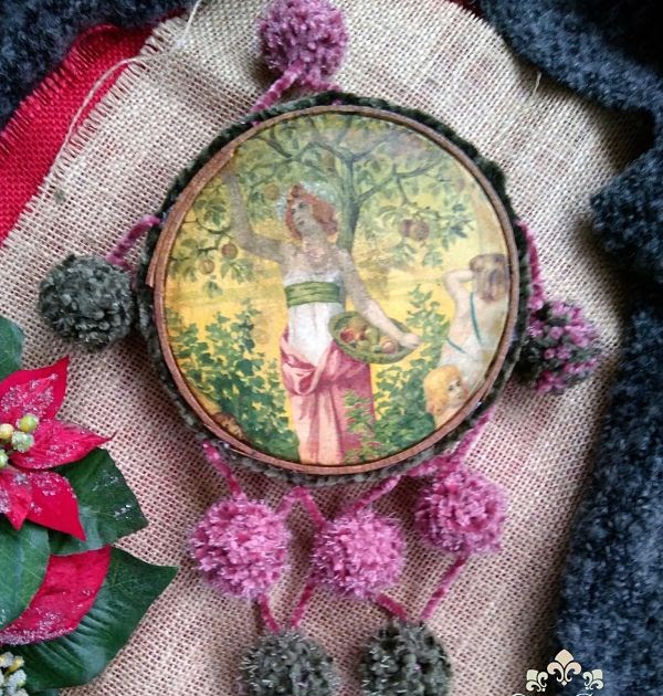 Flor de diy's: Pandereta decorada