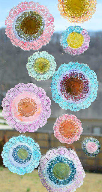 Spring Flower Suncatcher Craft | What Can We Do With Paper And Glue