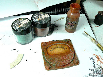 Von Pappe II: Rust it Up - for SimonSaysStamp Monday Challenges