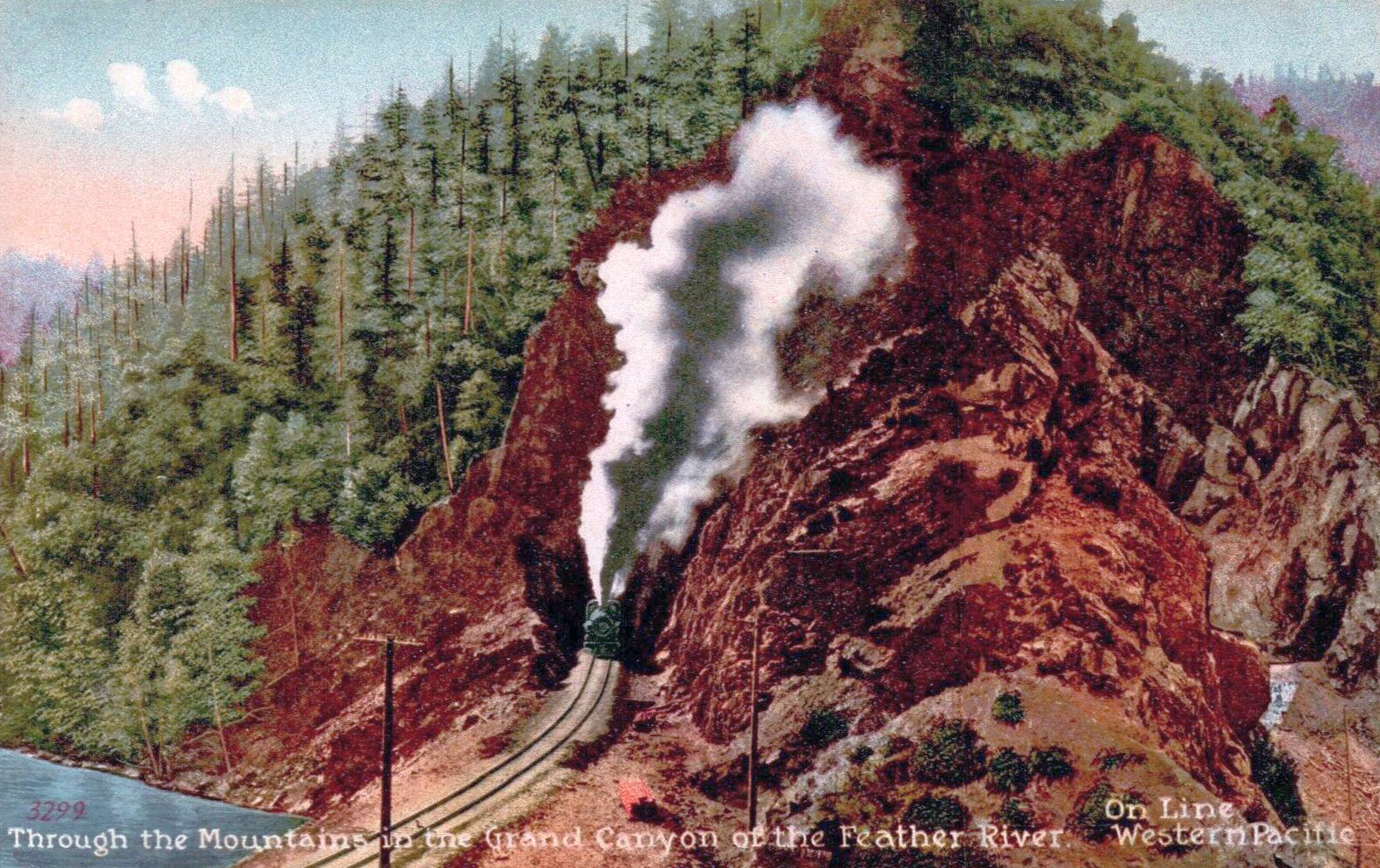 transpress nz: Western Pacific locomotives in the Feather River Canyon, California