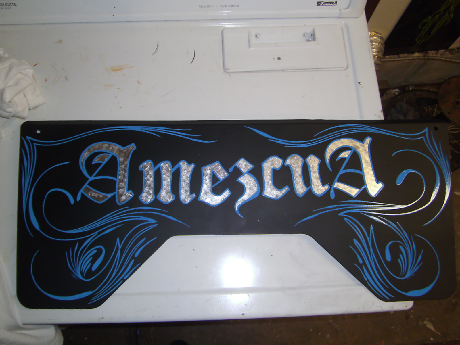 Fofin pinstriping: Letters!!