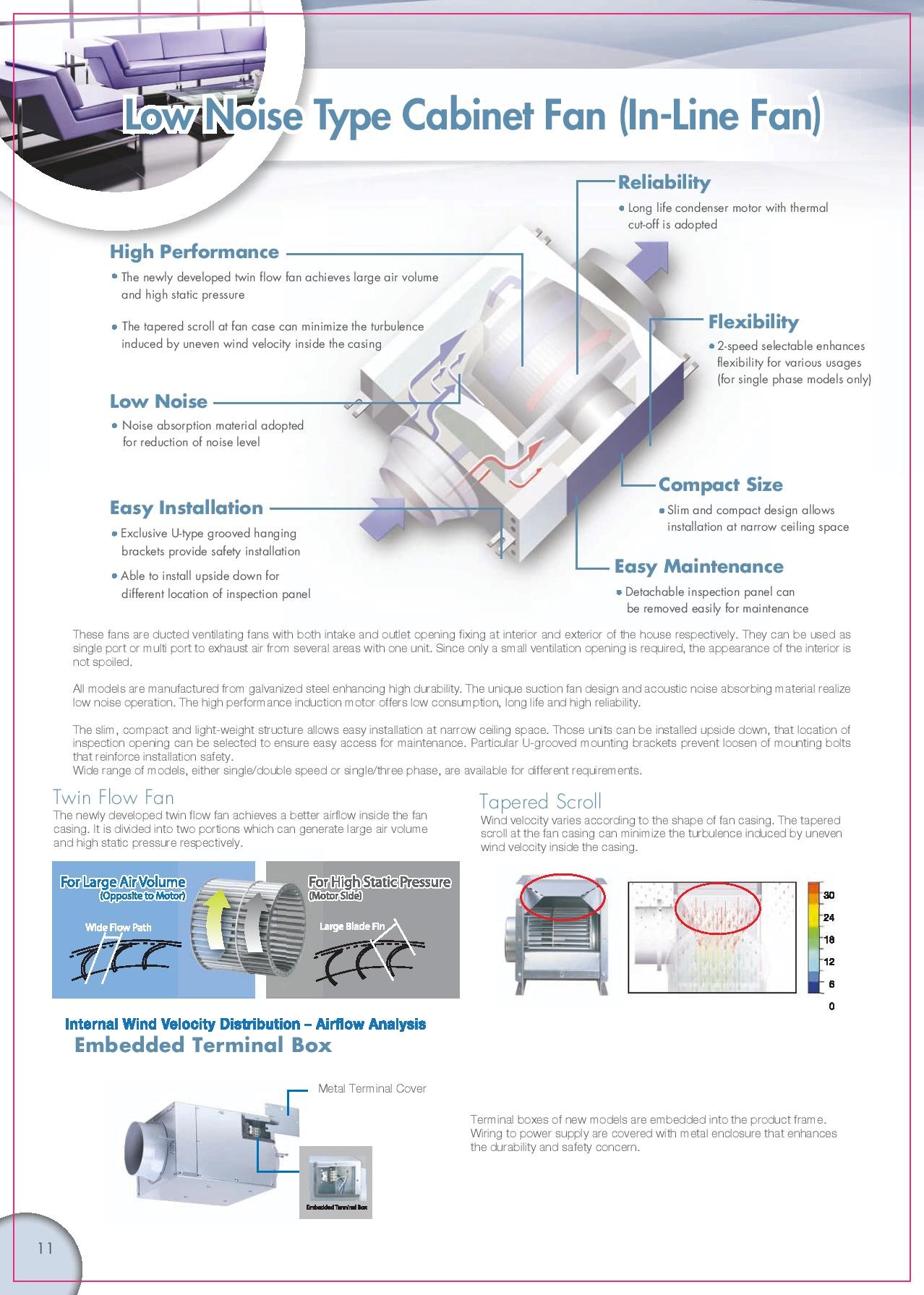 MaximaxSystems.com: PANASONIC LOW NOISE TYPE CABINET FAN (IN-LINE FAN)