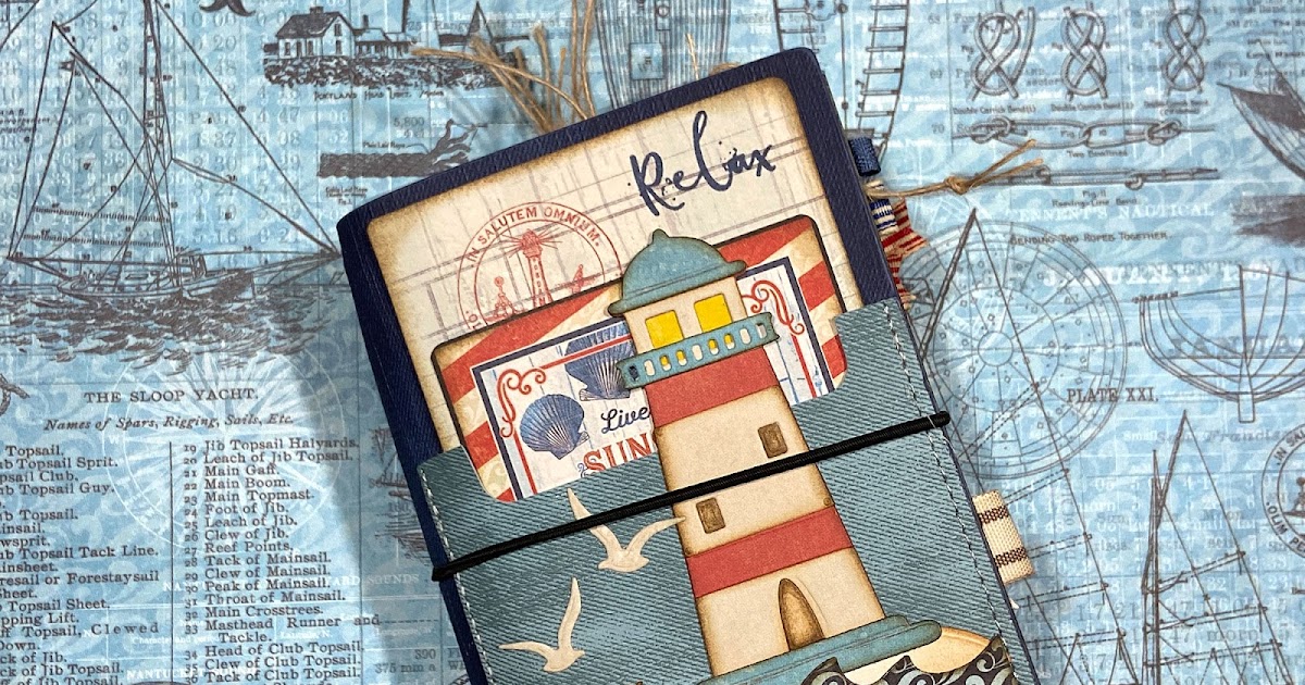 Nautical-themed Mini Traveler's Notebook