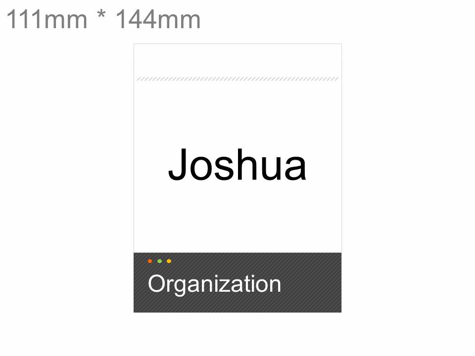 Name Tag Holder PowerPoint Templates - PowerPoint Free