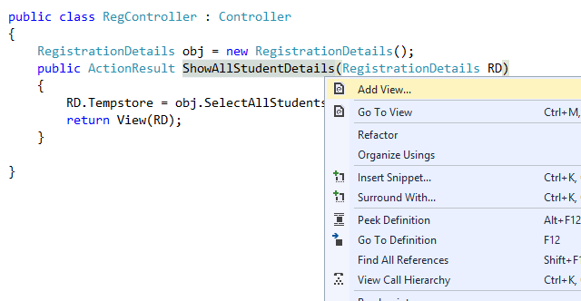 Create GridView using MVC and Razor. Create GridView using MVC and Razor.