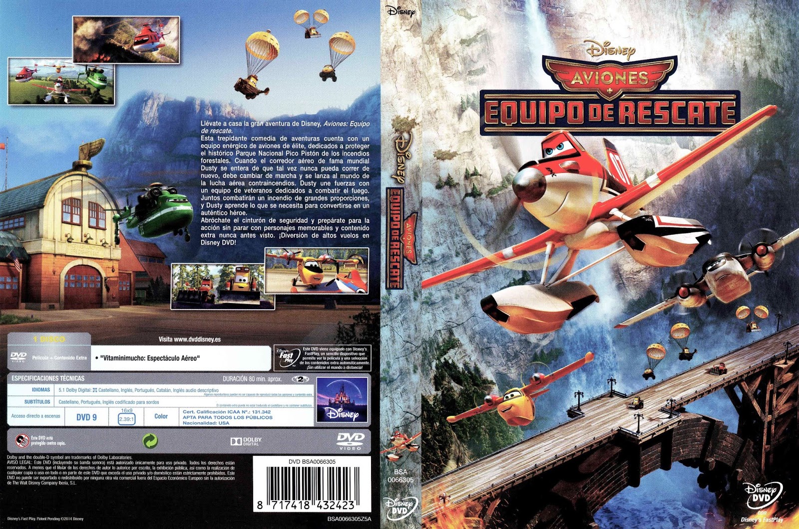 TÓMBOLA DISNEY: Aviones: Equipo de rescate