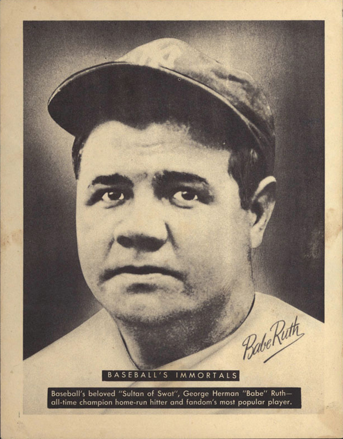 Bob Lemke's Blog: Babe Ruth left $360,000 estate