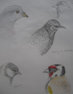 Louise Watson - Textile Artist: Starling.