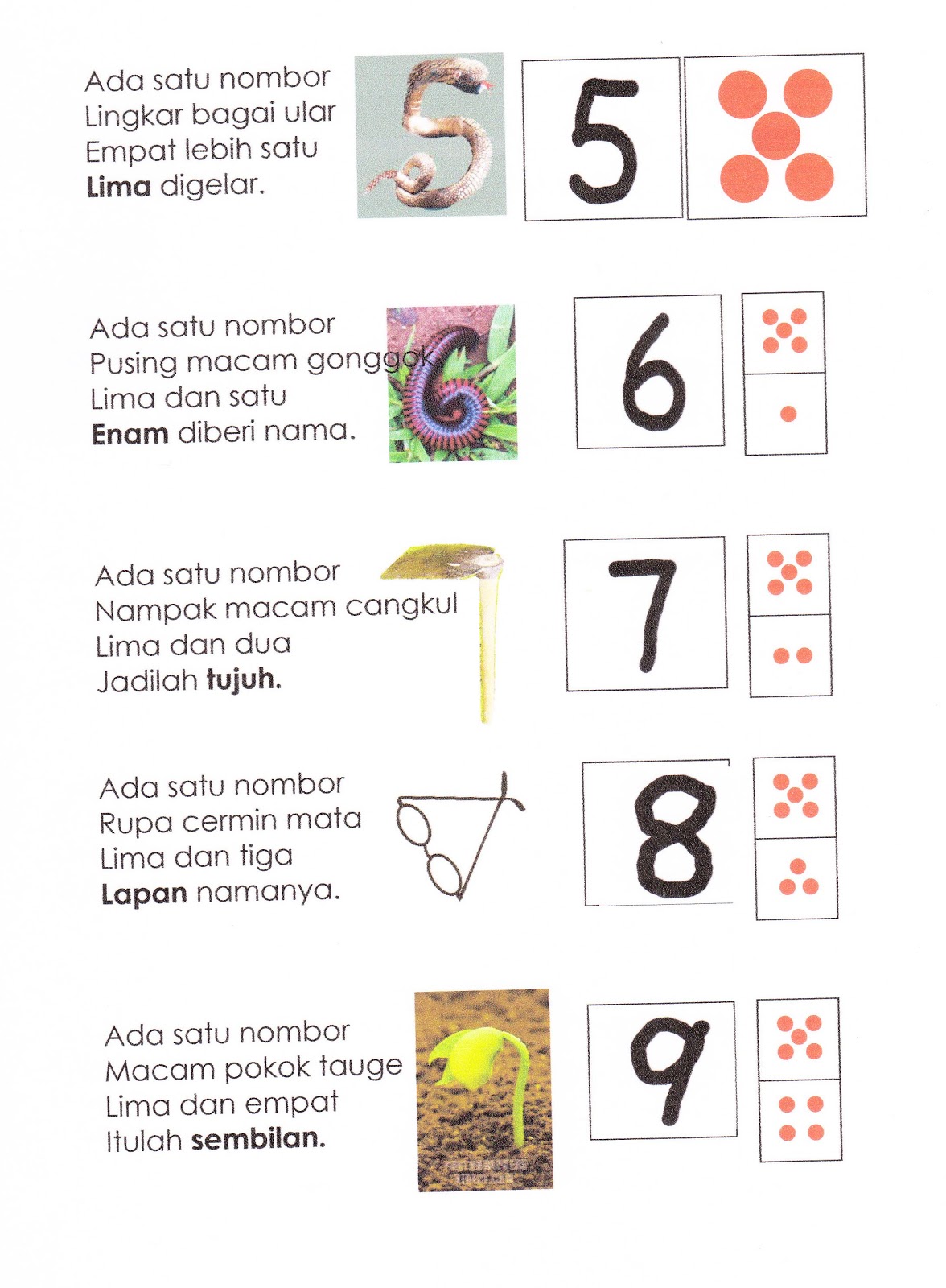 Contoh Nombor Dan Simbol