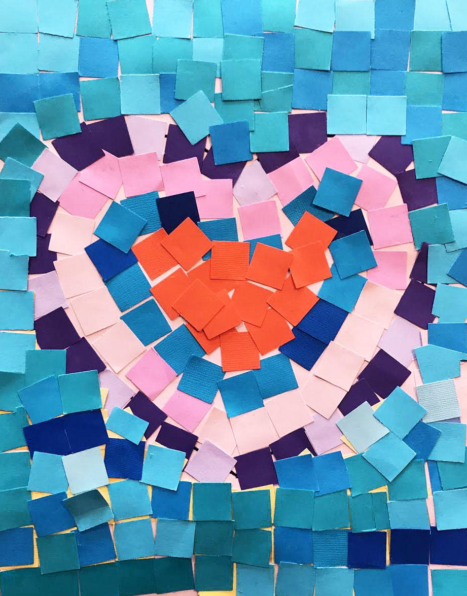 ALMA THOMAS HEART MOSAICS
