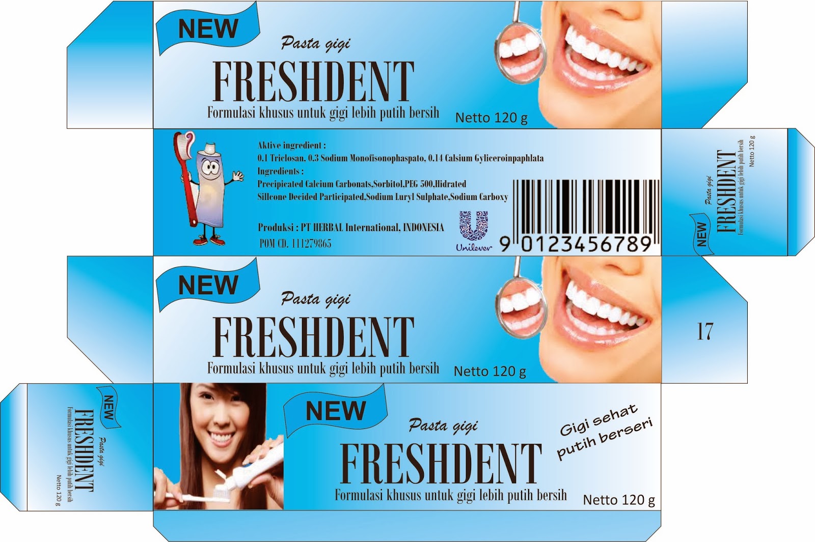 Membuat Desain Kemasan Pasta Gigi dengan Corel Draw | Indri Sulistyani