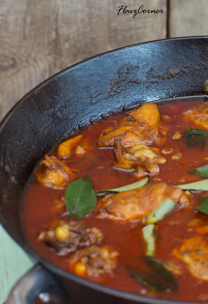 Spicy Chicken Curry With Chilli Garlic Sauce