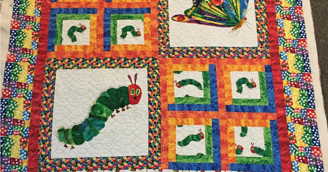 Sylvania Quilting: Very Hungry Caterpillar quilt