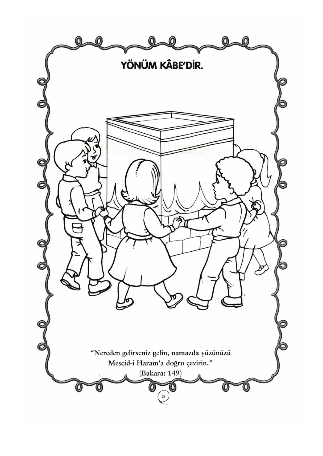 DinDersiOyun.com: Okul öncesi dini boyamalar