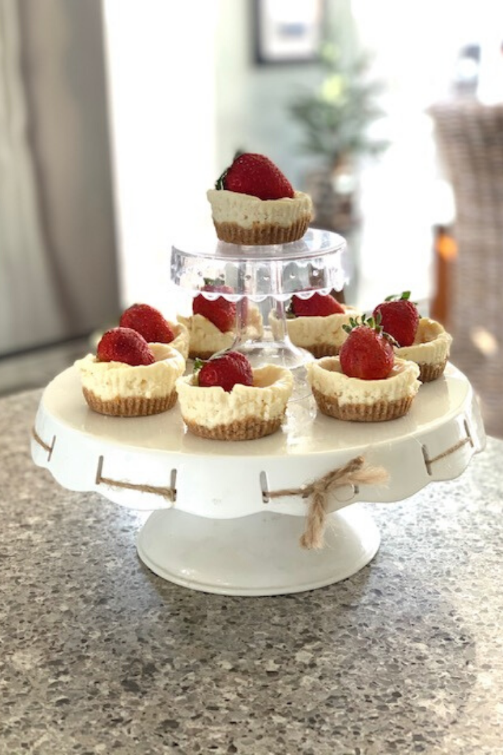 Keto Vanilla Cheesecake Cupcakes #twentycheesecakes | Our Good Life