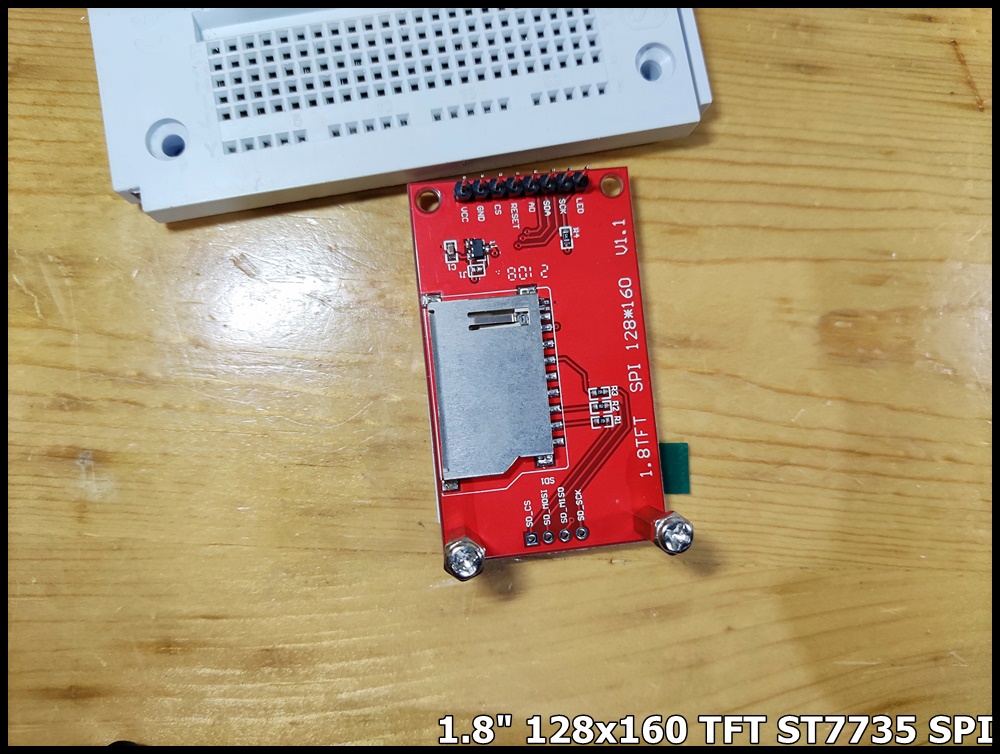 Embedded Things Micropythonpyboard Exercise 18 128x160 Tft St7735 Spi